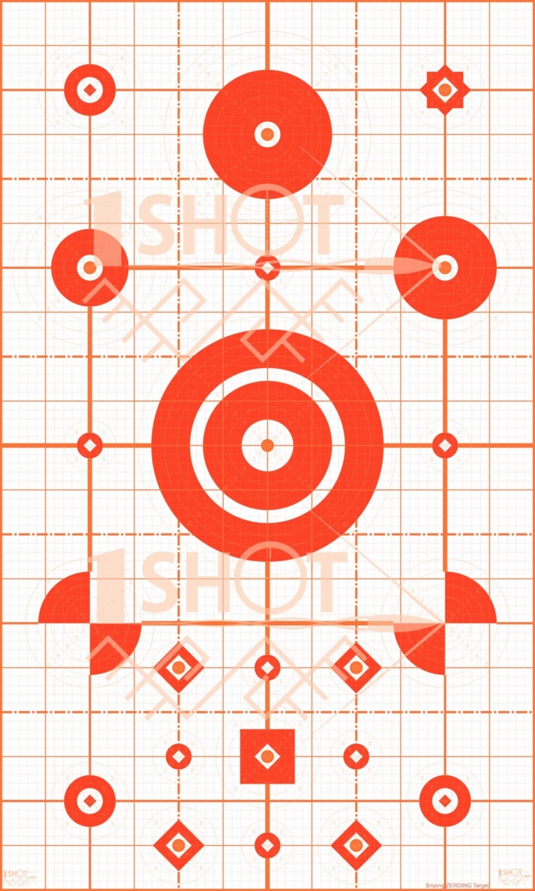 Sniping ZEROING target – Asociacija "1 šūvis"